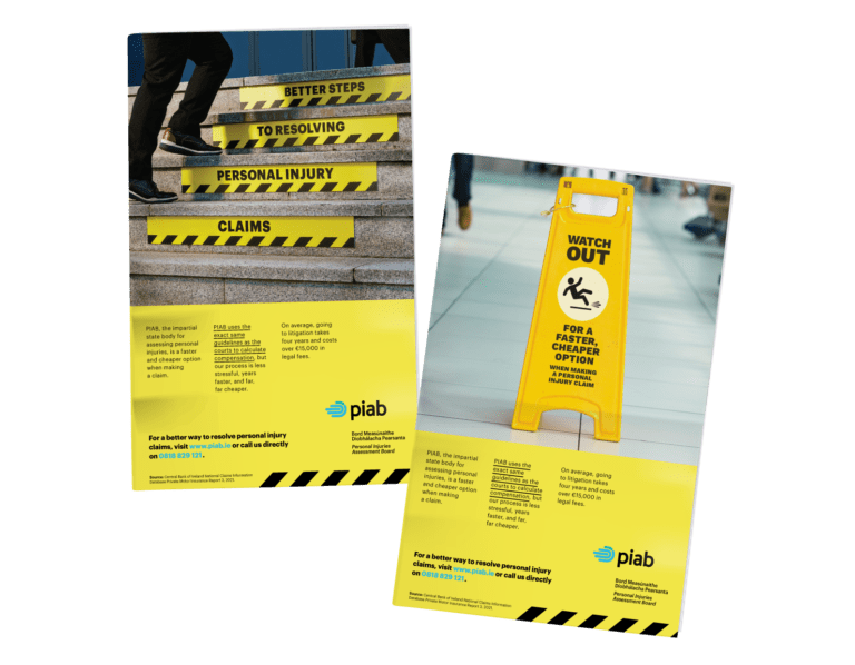 PIAB 'Warning' Ad Campaign | Sweartaker